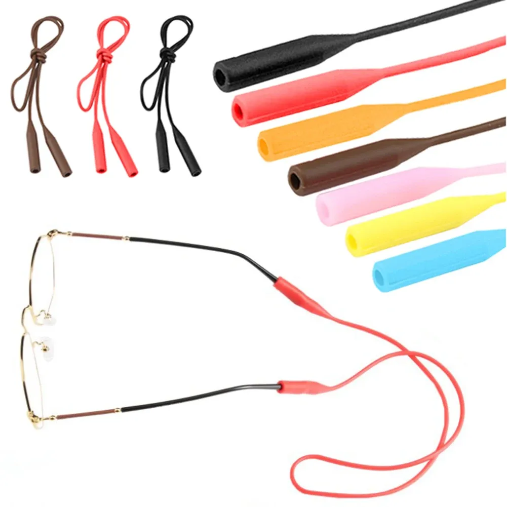 Anti-Slip Candy-Colored Silicone spectacle strap and Sunglasses Chain ...