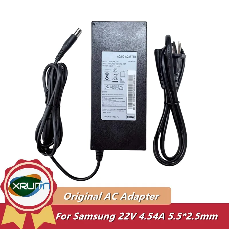 DHgate.com:Original 22V 4.54A 100W AC Adapter Charger for SAMSUNG LS34E790 S34E790C C27G75TQSC ...