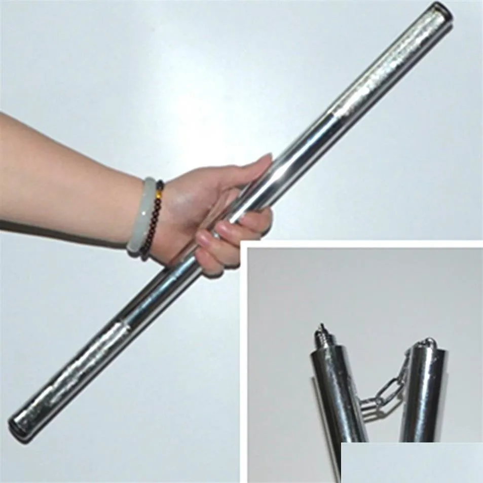 DHgate.com:2-in-1 Nunchakus Carved Dragon Stainless Steel Self-Defense ...