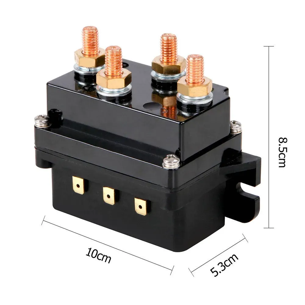 12V 24V Winch Controller Solenoid 250A 500A DC Switch 4WD 4x4 Boat ATV ...
