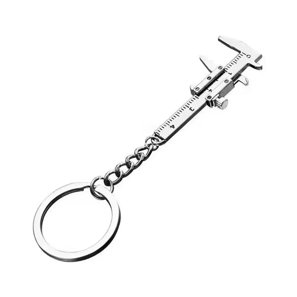 Mini Jewelry Caliper Pendant in Silver: Portable Calipers Keychain for ...