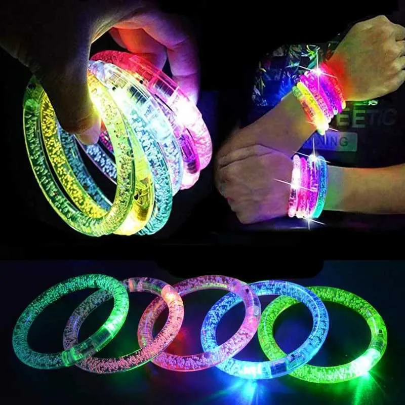 DHgate.com:Glowing LED Bubble Bracelets - 40 Luminous Party Favors for ...