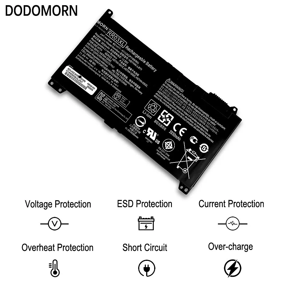 DHgate.com:Genuine 48Wh Laptop BatteryDODOMORN RR03XL Laptop Battery ...