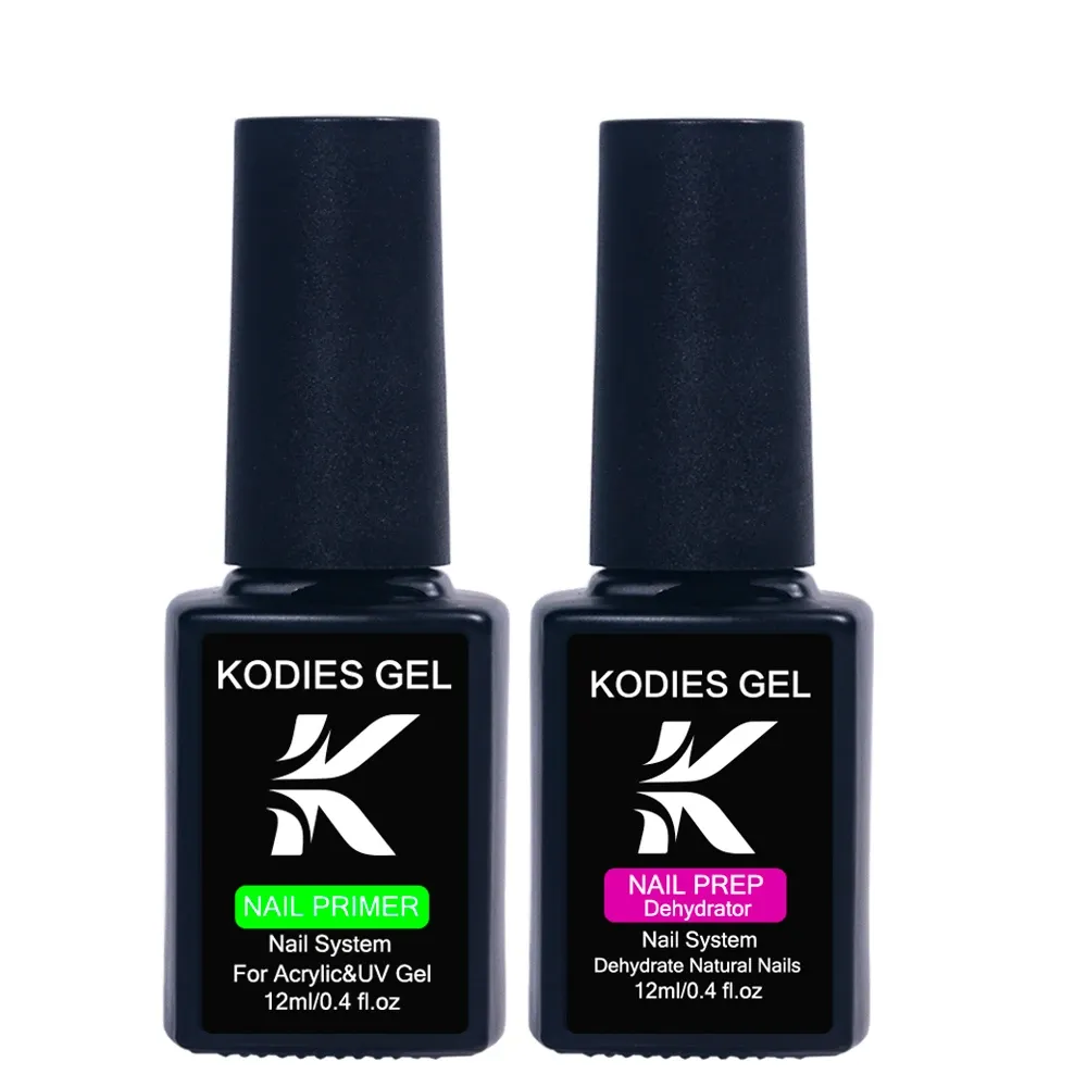 KODIES 12ml Gel Nail Primer Prep Dehydrator | Ultra-Bonding Base for Acrylic UV Gel Nail Systems ...