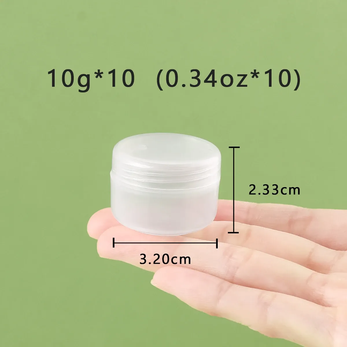 DHgate.com:Leak-Proof 10g Round Lip Scrub Sample Jars with Lids (10 ...