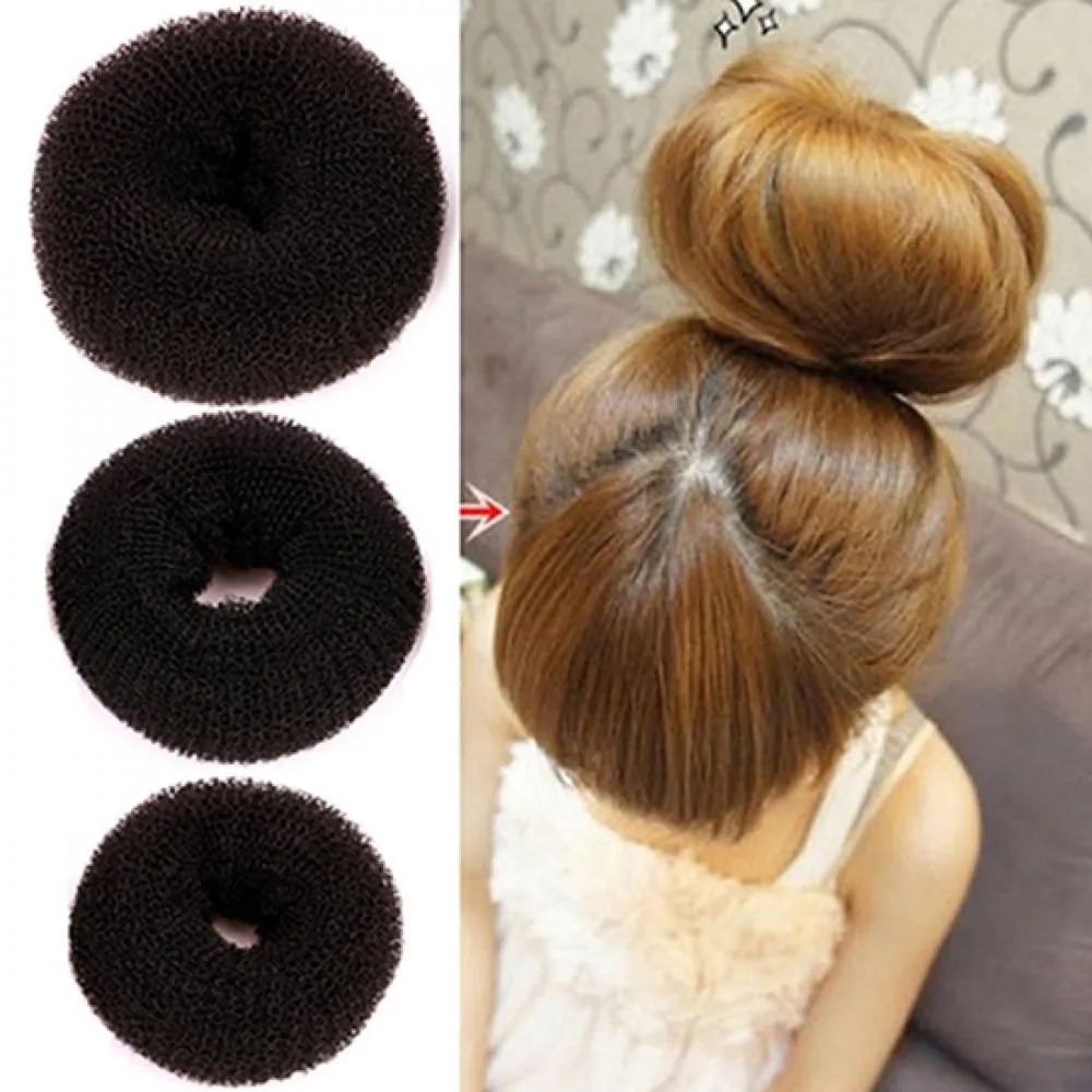 how to make donut hair bun