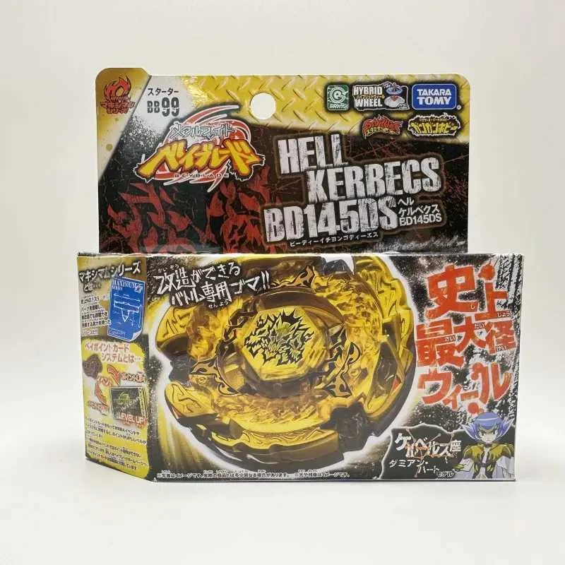 Metal Fusion Beyblade Top Hell Kerbecs BD145DS With Light Launcher ...