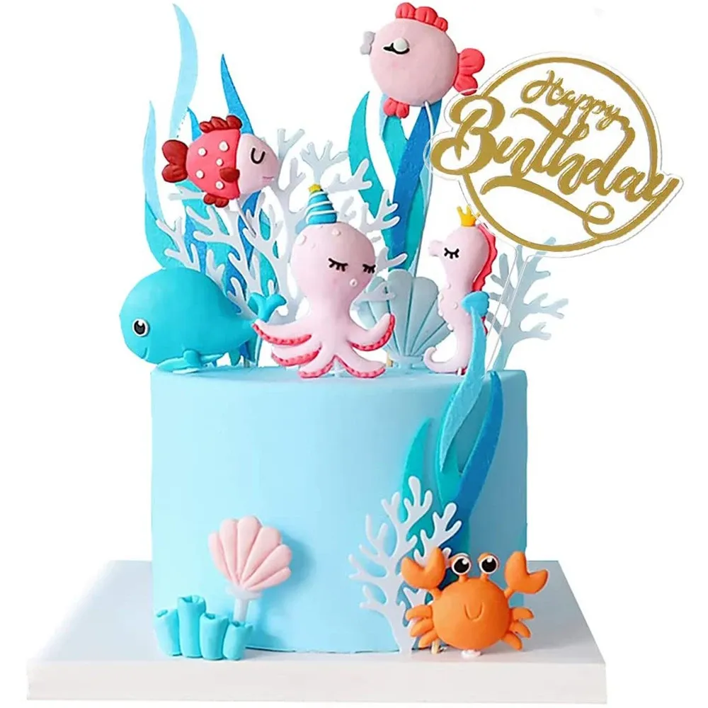 seashell cake topper