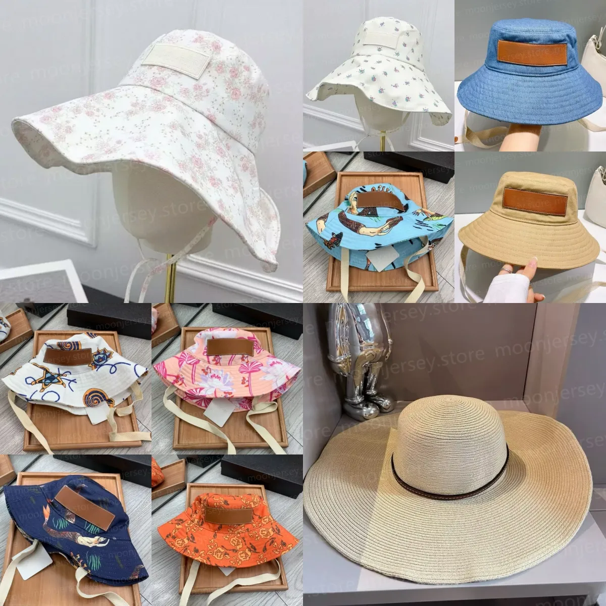 Fashion Designer Bucket Hats For Women Wide Brim... From Moonjersey ...