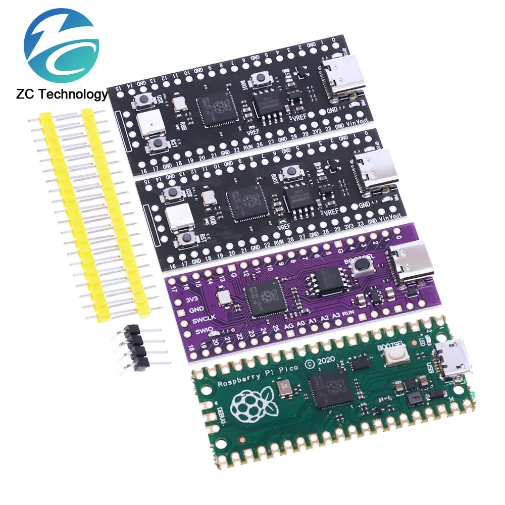 Raspberry Pi Pico Development Board TYPE C High Performance Microcontroller Board RP2040 128Mbit ...