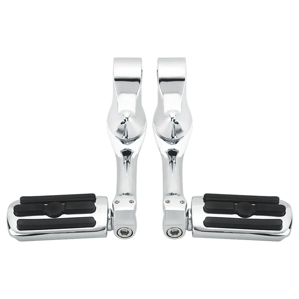 Highway Pegs 1.25 in Long Angled Engine Guard Bar Motorcycle Foot Rests ...