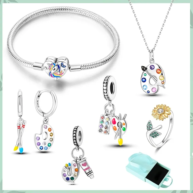 CZ Sterling Silver Color Palette Jewelry Set ... From Ddmysmile, $44.86 ...