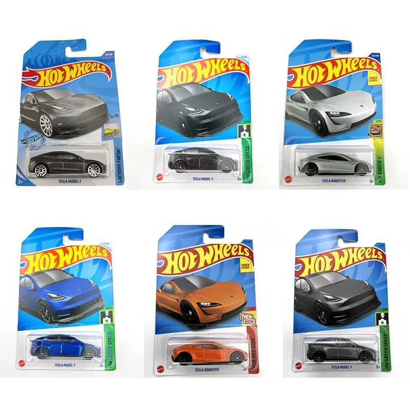 Diecast Model Cars 1/64 Scale Metal Toy Car Series Tesla Model Y, Model ...