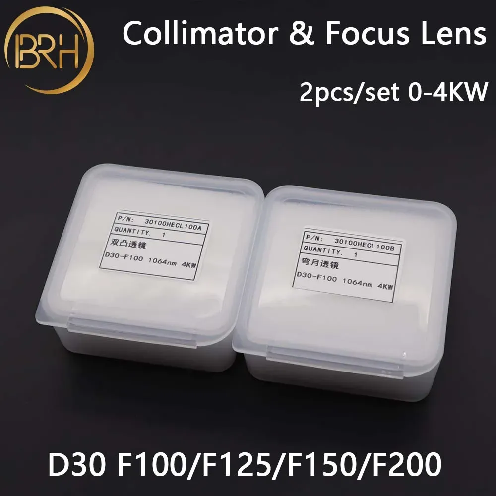 Fiber Laser Collimator & Focus Lens 30mm D30 F75/F100/F125/F150/F200 ...