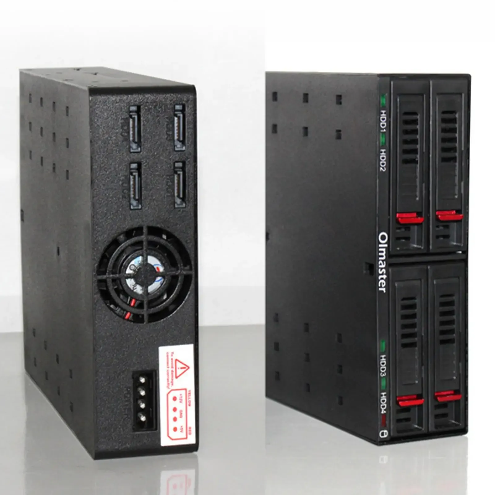 DHgate.com:Aluminum 4-Bay SATA Internal Rack Hard Drive Case for SSD ...