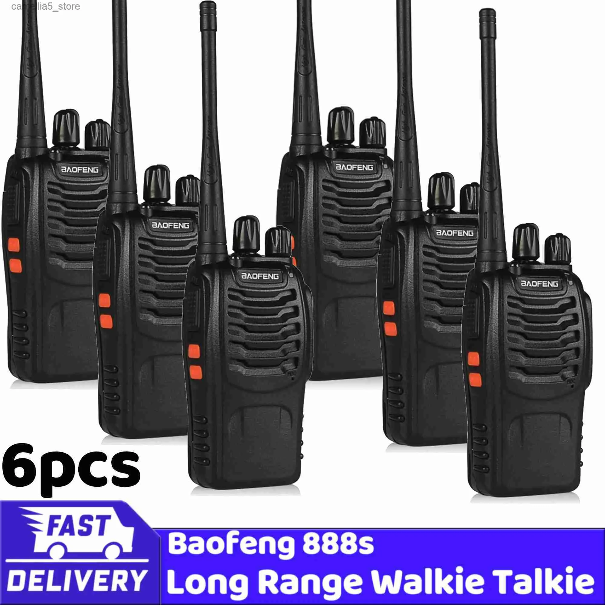 888S Original High-Power Walkie Talkies: 10km Range & Ultra-Long ...