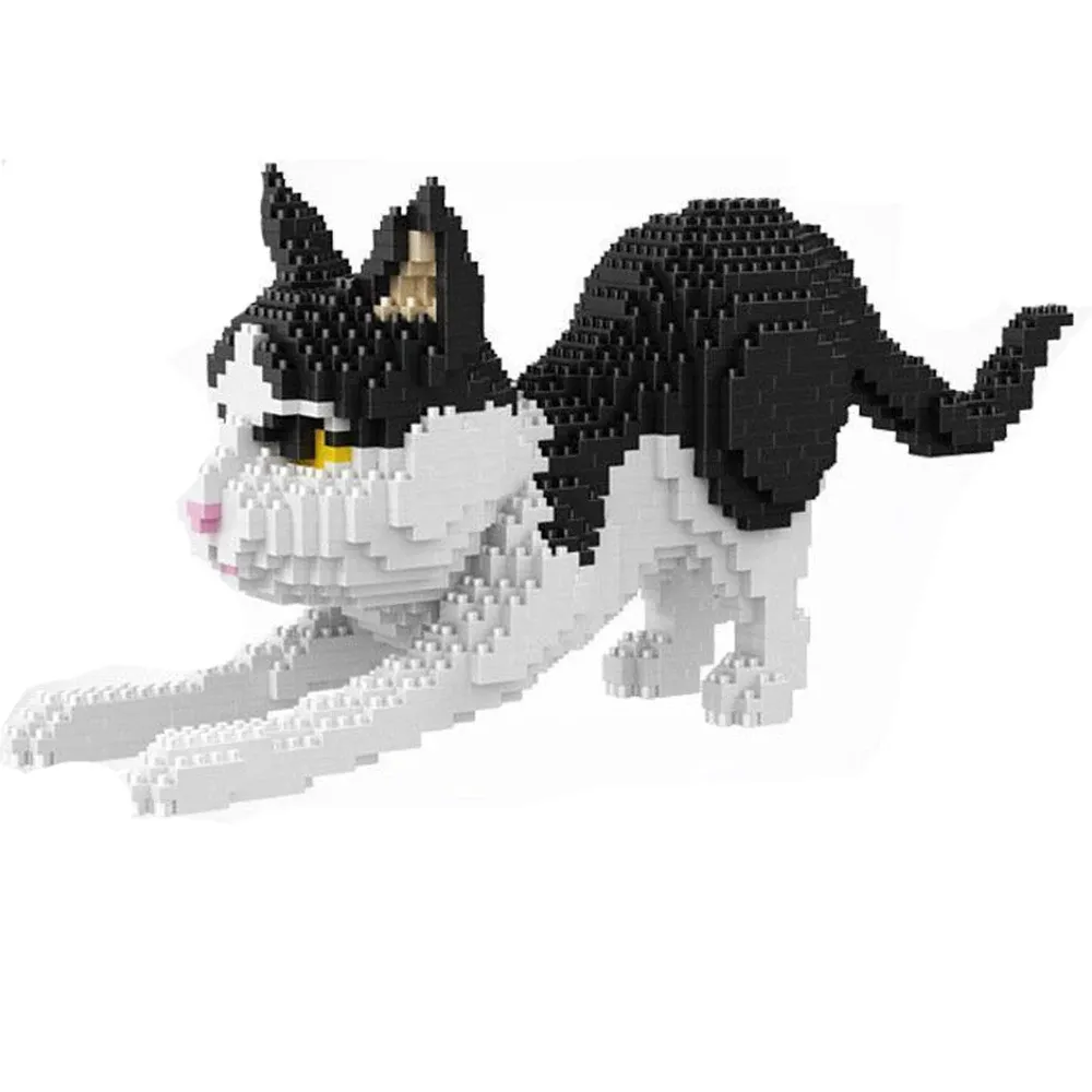 DHgate.com:Cat Mini Building Blocks: Expressive Pet Lover Toys, 4 ...