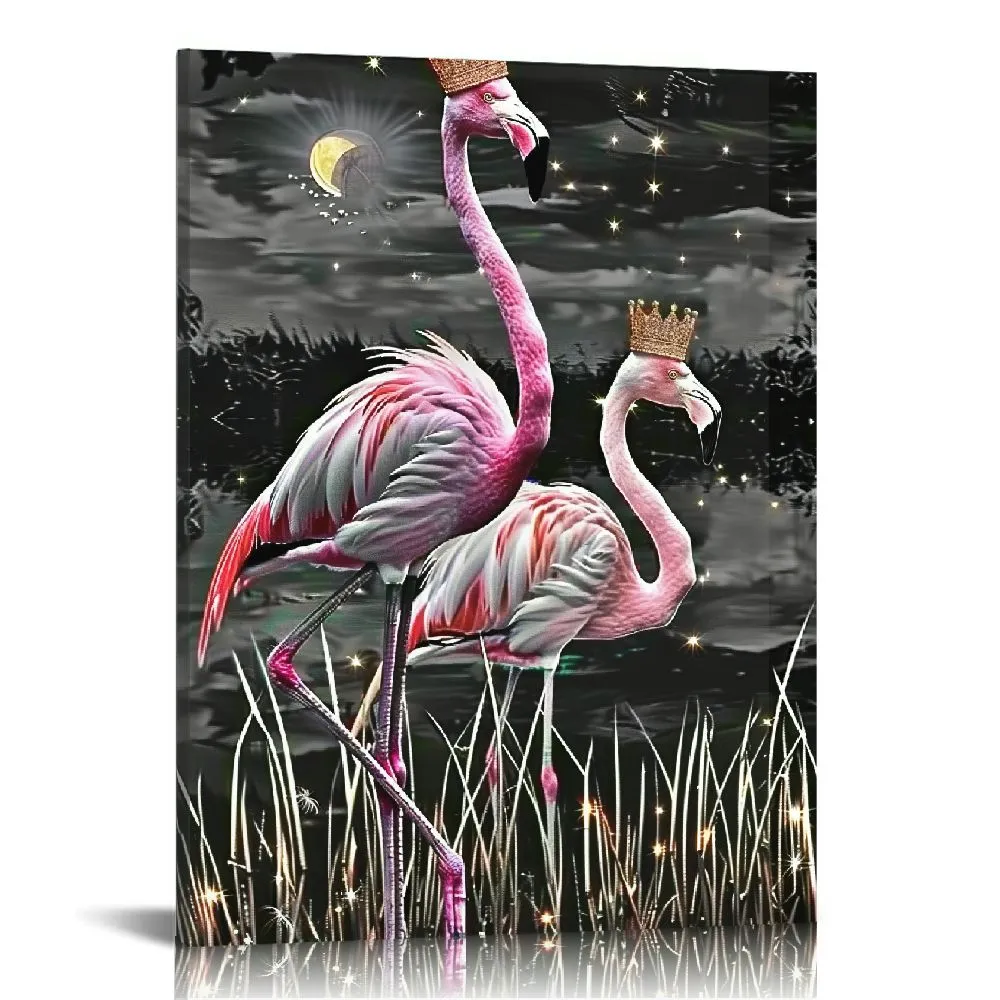 flamingo wall art