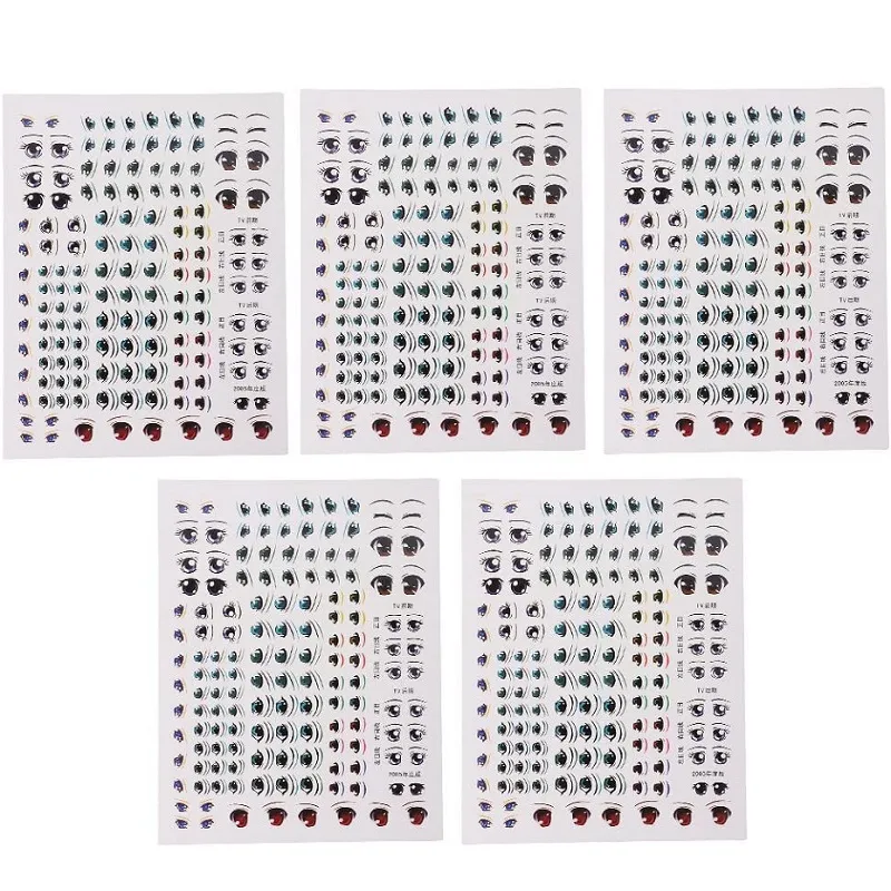 DIY Doll Eye Stickers: 1 Sheet Water Activated... From Ddmywonder, $10. ...