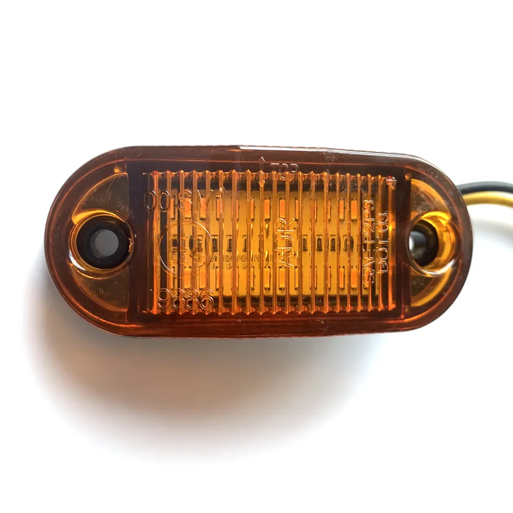 DHgate.com:6-LED Oval Clearance Side Marker Light 12V/24V - Pack of 10 ...