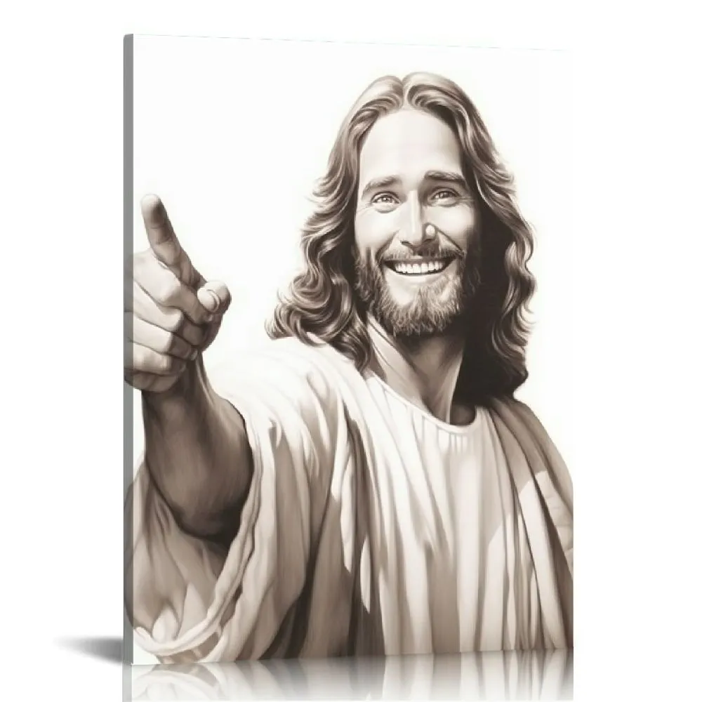 Laughing Christ Embrace Jesus Poster Jesus Painting Christ Jesus Smile ...