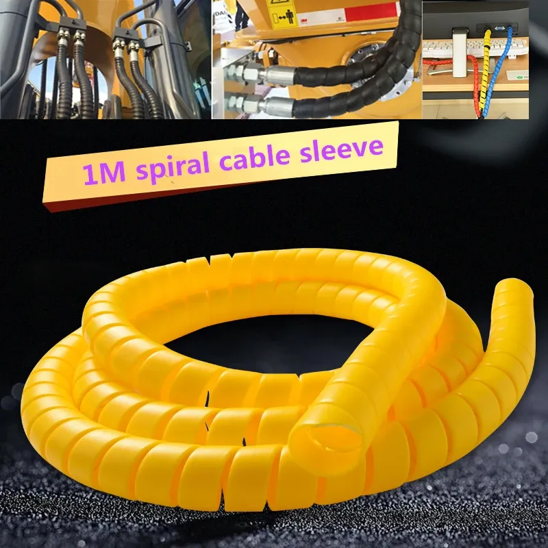 1M Flame-Resistant Spiral Hose Sleeve: Protective Wrap for High ...