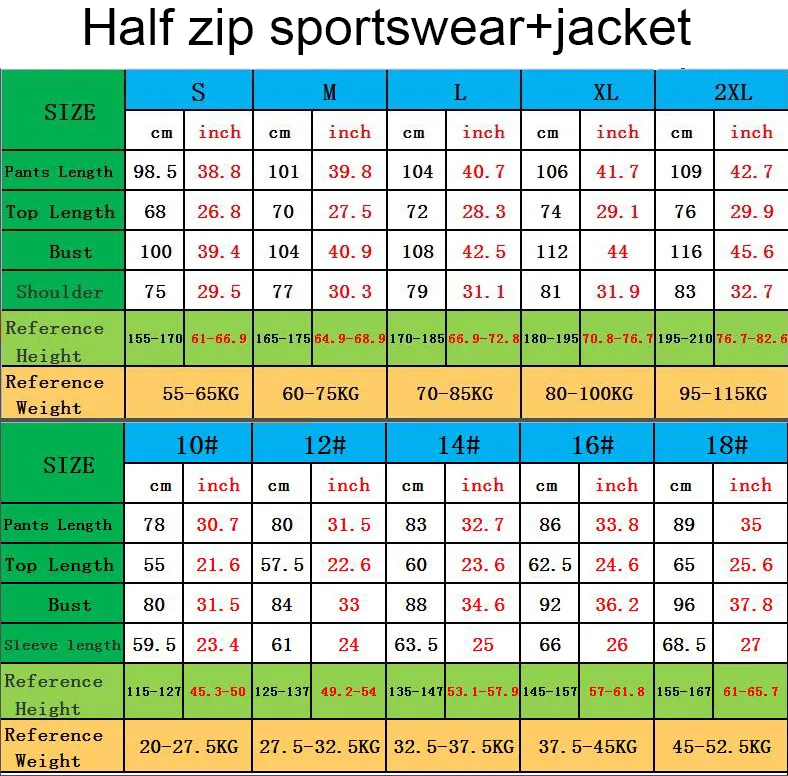 Unisex Polyester Football Tracksuit Jacket with Half Zip for Men and ...