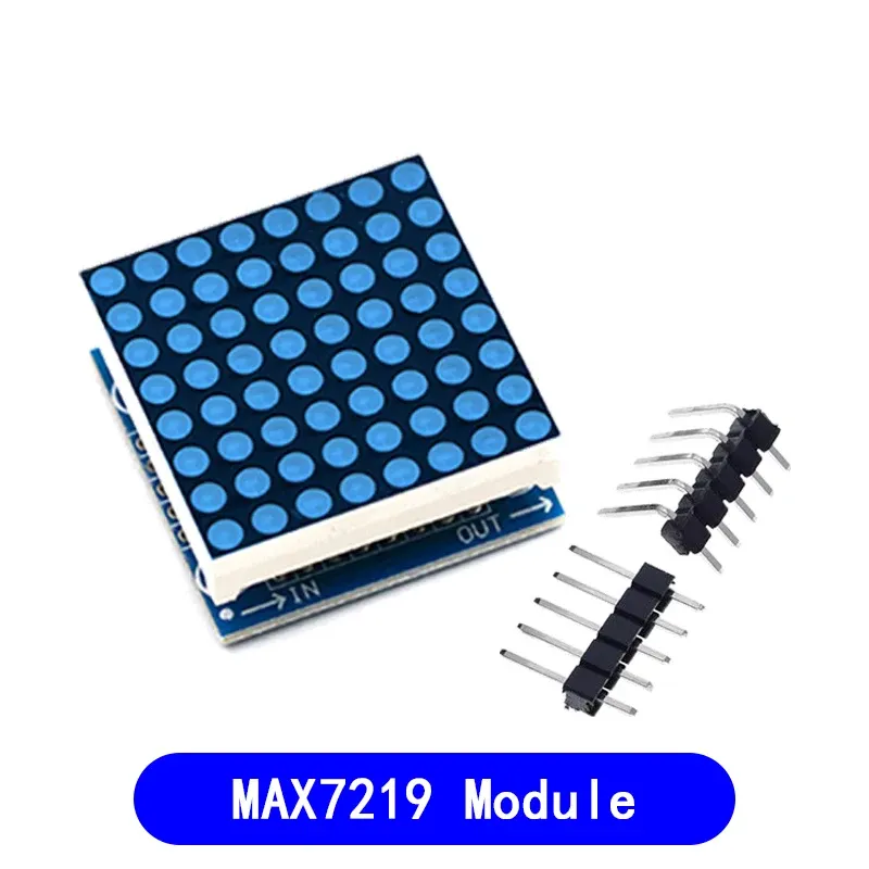 Diy Max7219 Led Matrix Arduino Control Module Kit Max7219 Dot Matrix Microcontroller Kit Mcu