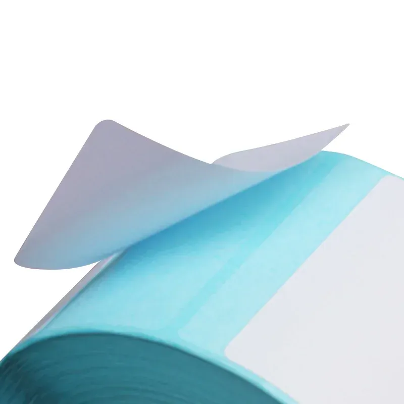 Type Thermal Sticker Paper for Printers - Material White Adhesive ...