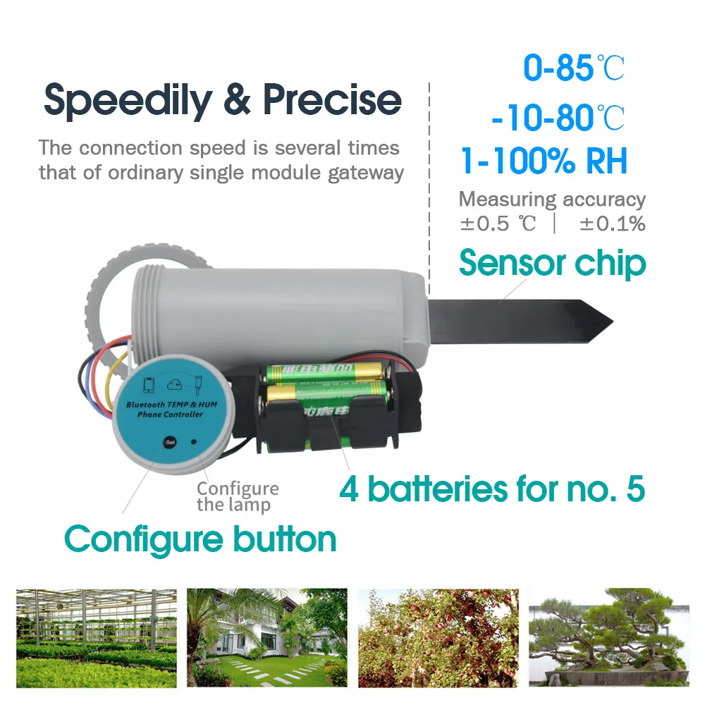 Tuya Smart Garden Monitor: Bluetooth & Wi-Fi Soil Tester for Indoor ...