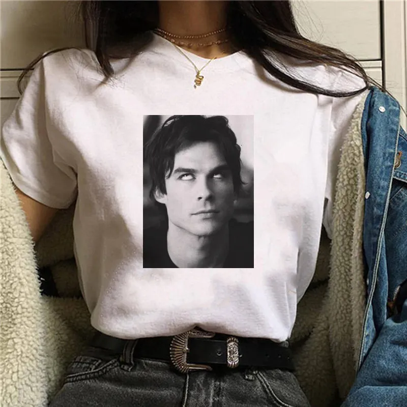 The Vampire Diaries Graphic Tee Casual Summer Tshirt For Women, Ulzzang ...