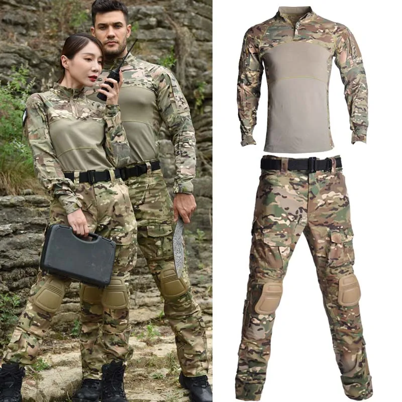 Tactical Camouflage Multicam Suit With Upland Hunting Pants And Pads ...