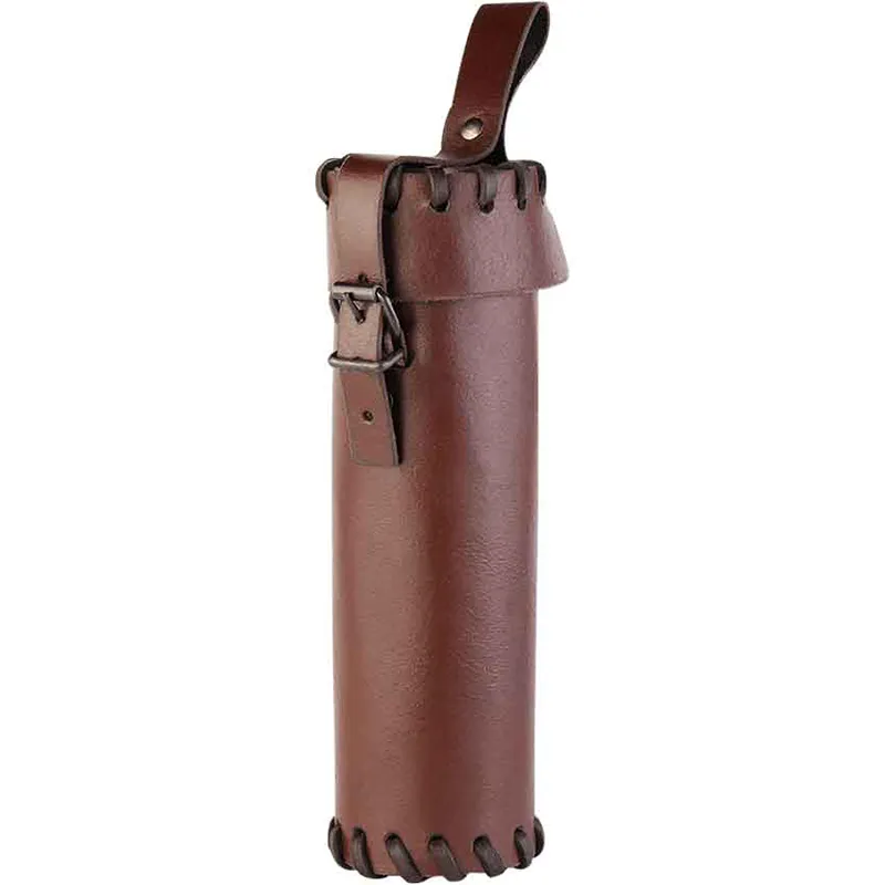 Medieval Viking Pirate Water Bottle Cover Pouch With Leather Belt Loop ...