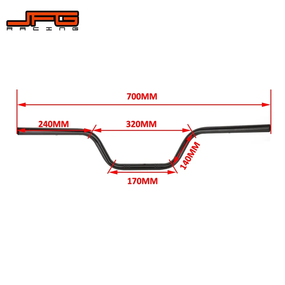 DHgate.com:Motorcycle 22mm 7/8" Retro Handlebar Drag Handle Hand Bar ...