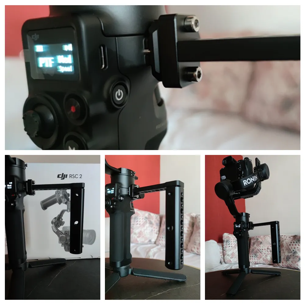 Ronin S RS2 Extended Handle Grip Monitor Microphone Mount with Screw ...