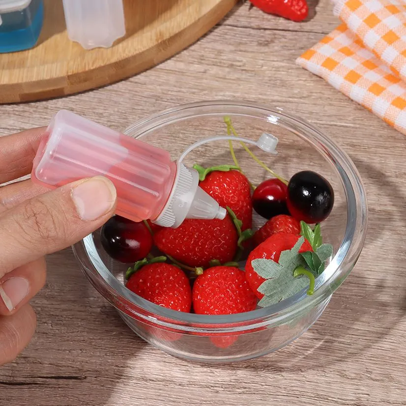 Mini Sauce Containers, 4-Pack Portable Spice Jars with Leakproof Lids ...