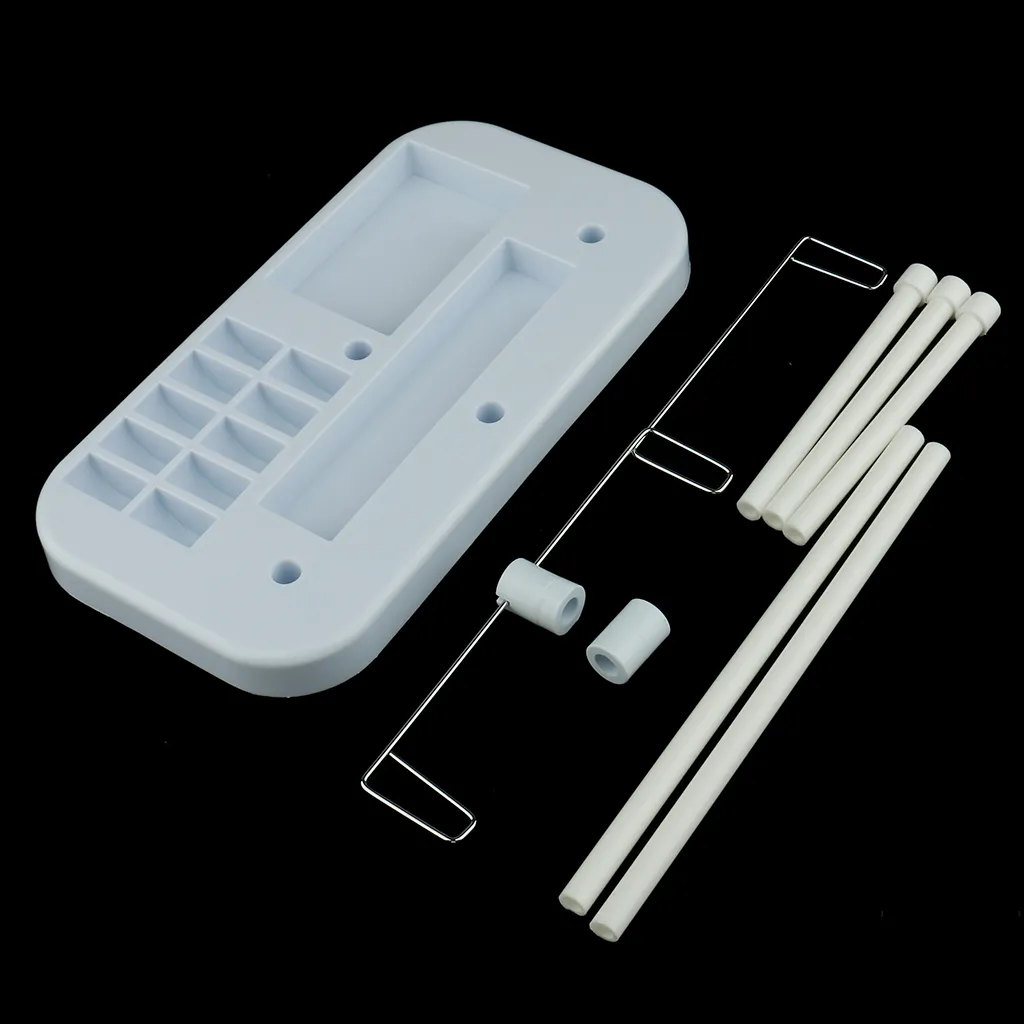 Lightweight Plastic Three Cone Thread Stand Holder for Sewing Machines ...