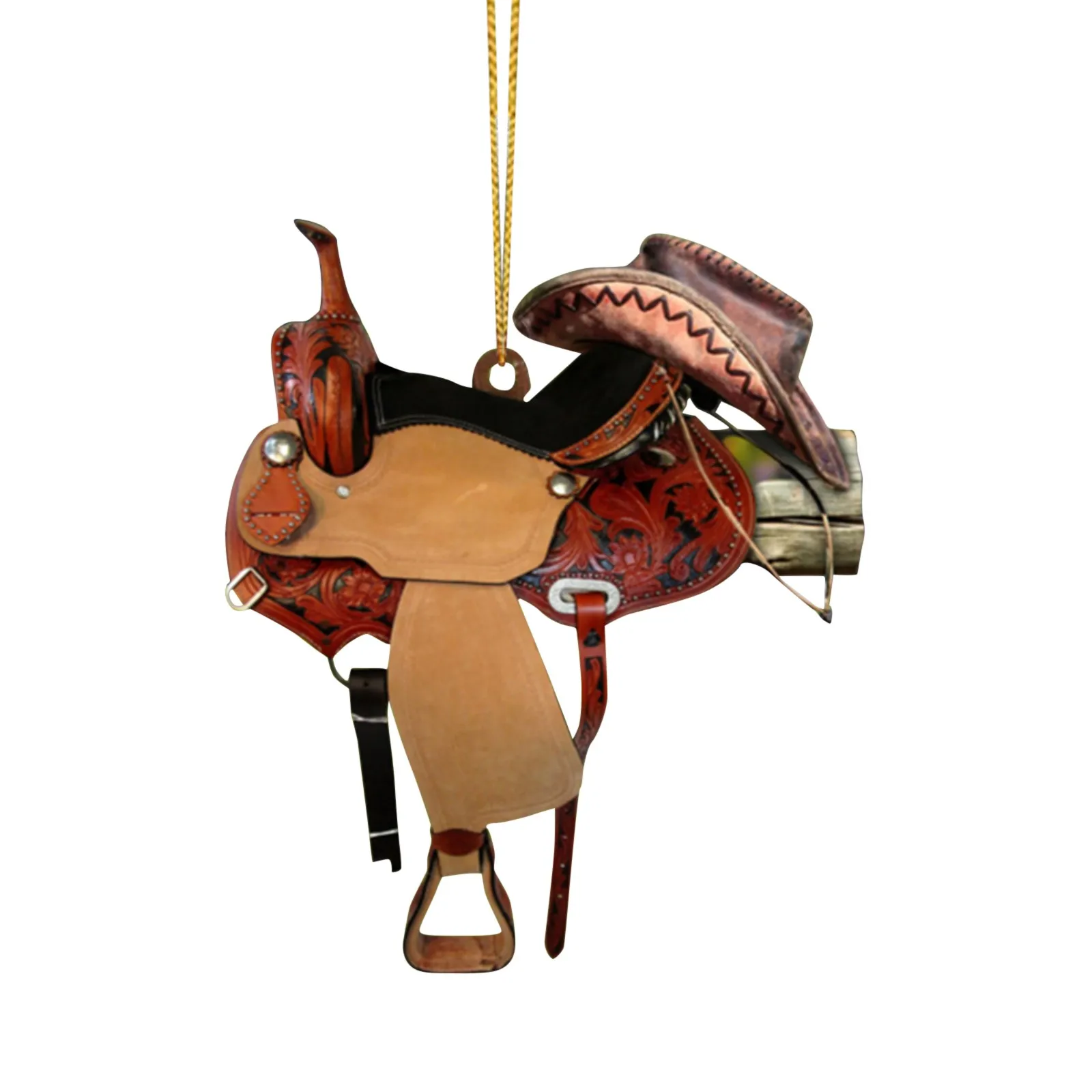 Personalized Acrylic Saddle Pendant for Equestrian Enthusiasts: Stylish ...