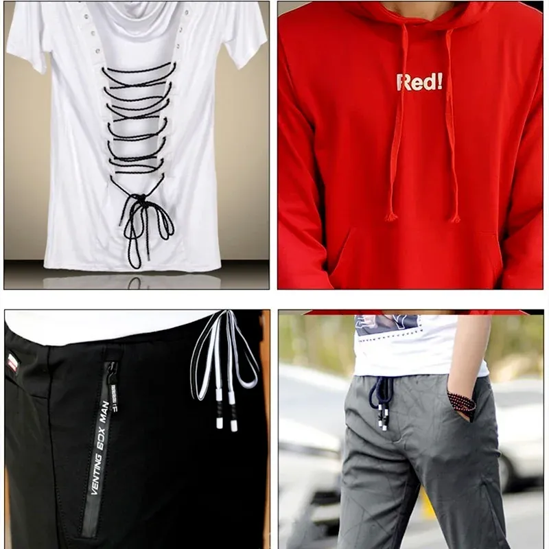 Drawstring Sweatpants Strap with Metal Head for DIY Sewing Waistband in ...