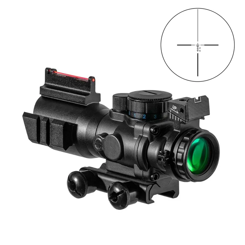 DHgate.com:4X32 Tactical Sniper Rifle Scope, Fiber Optic Hunting Scope ...