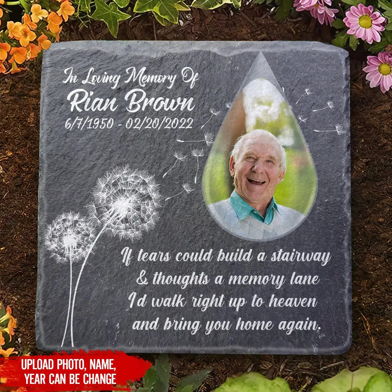 Wholesale Personalized Bereavement Memory Memorial Stones For Mom ...