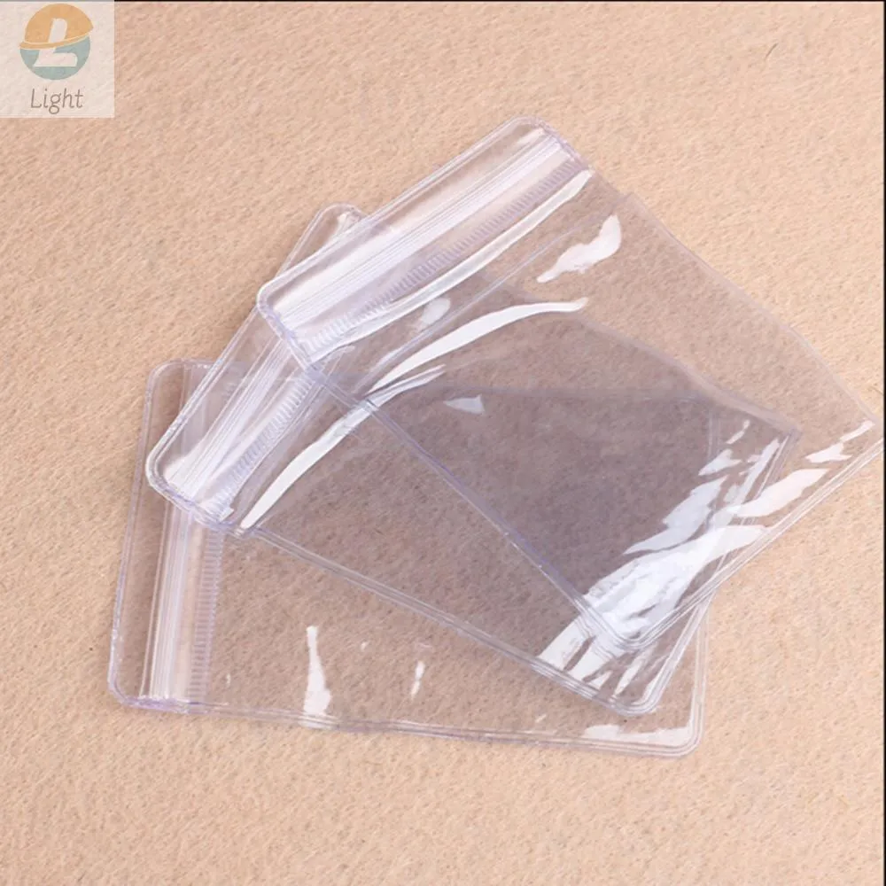 Clear PVC Coin Bags - 100 Pack, 40x60mm, Sealable Plastic Storage ...