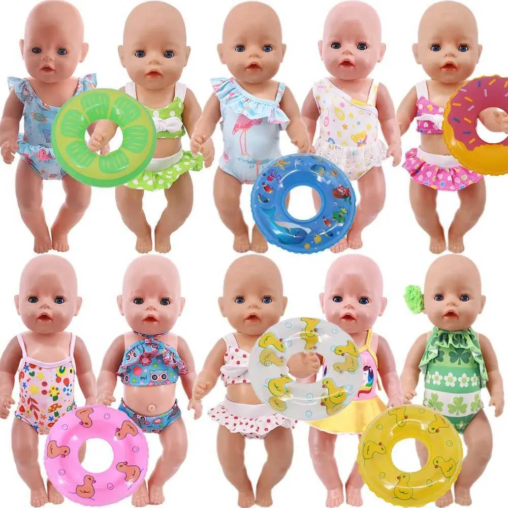 Summer Fun Collection: ful Swimsuits & Floaties for 18 Inch Dolls from ...