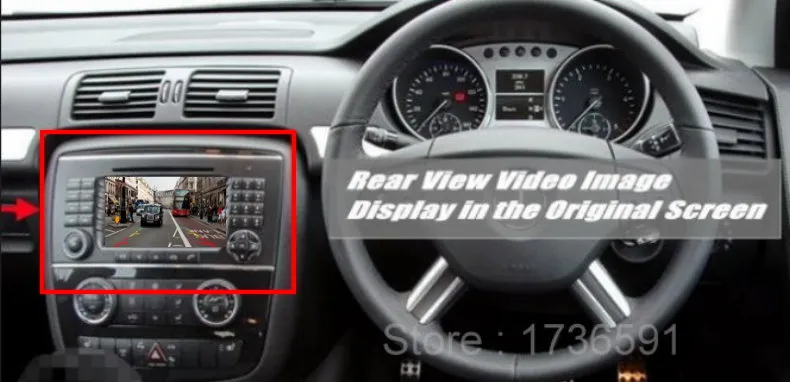 HD Car Rear View Camera for Mercedes Benz R Series 2006-2013, RCA and ...