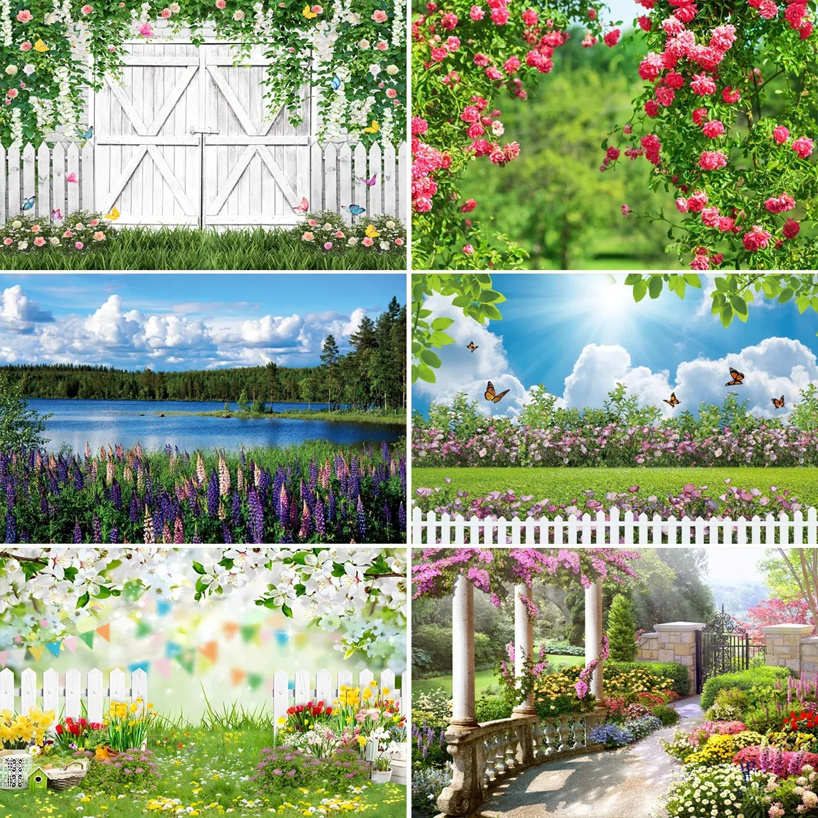 2024Spring Blossom Backdrop - Natural Photography Background with ...