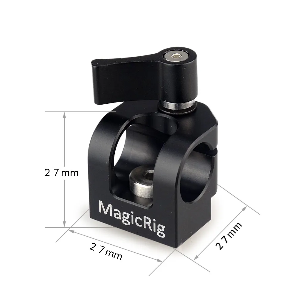 MAGICRIG 15mm Single Rod Clamp with ARRI Locating Screw for EVF Mount ...