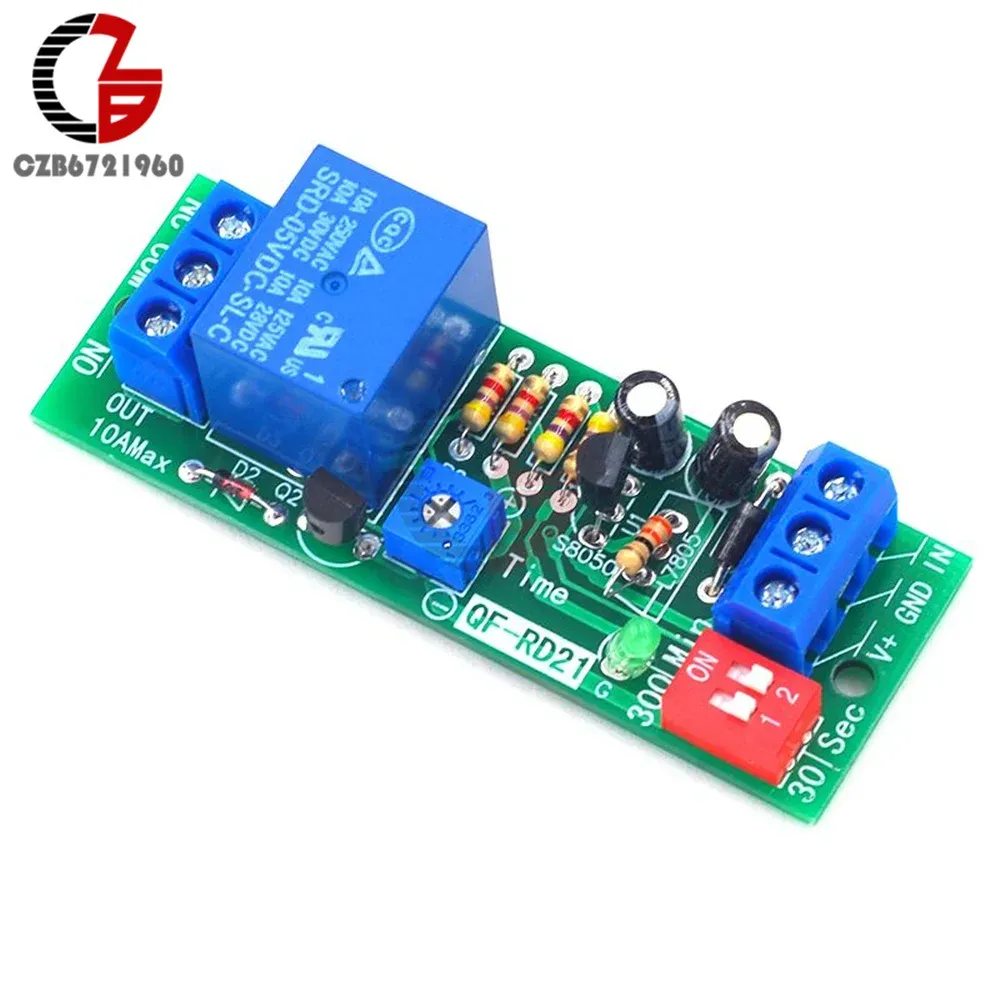 5V/12V/24V Power-Off Delay Relay Module, Anti-Restart, Disconnect Relay ...