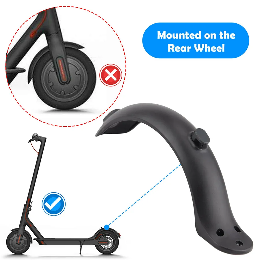 Xiaomi Mijia M365 Rear Mudguard Fender Guard for Electric Scooter ...