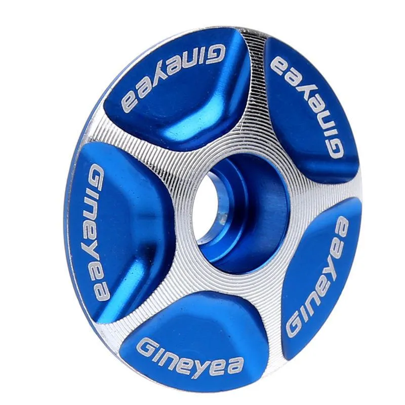 Road MTB Bike Bicycle CNC Stem Cap Headset Top Cap Cover Aluminum Alloy ...