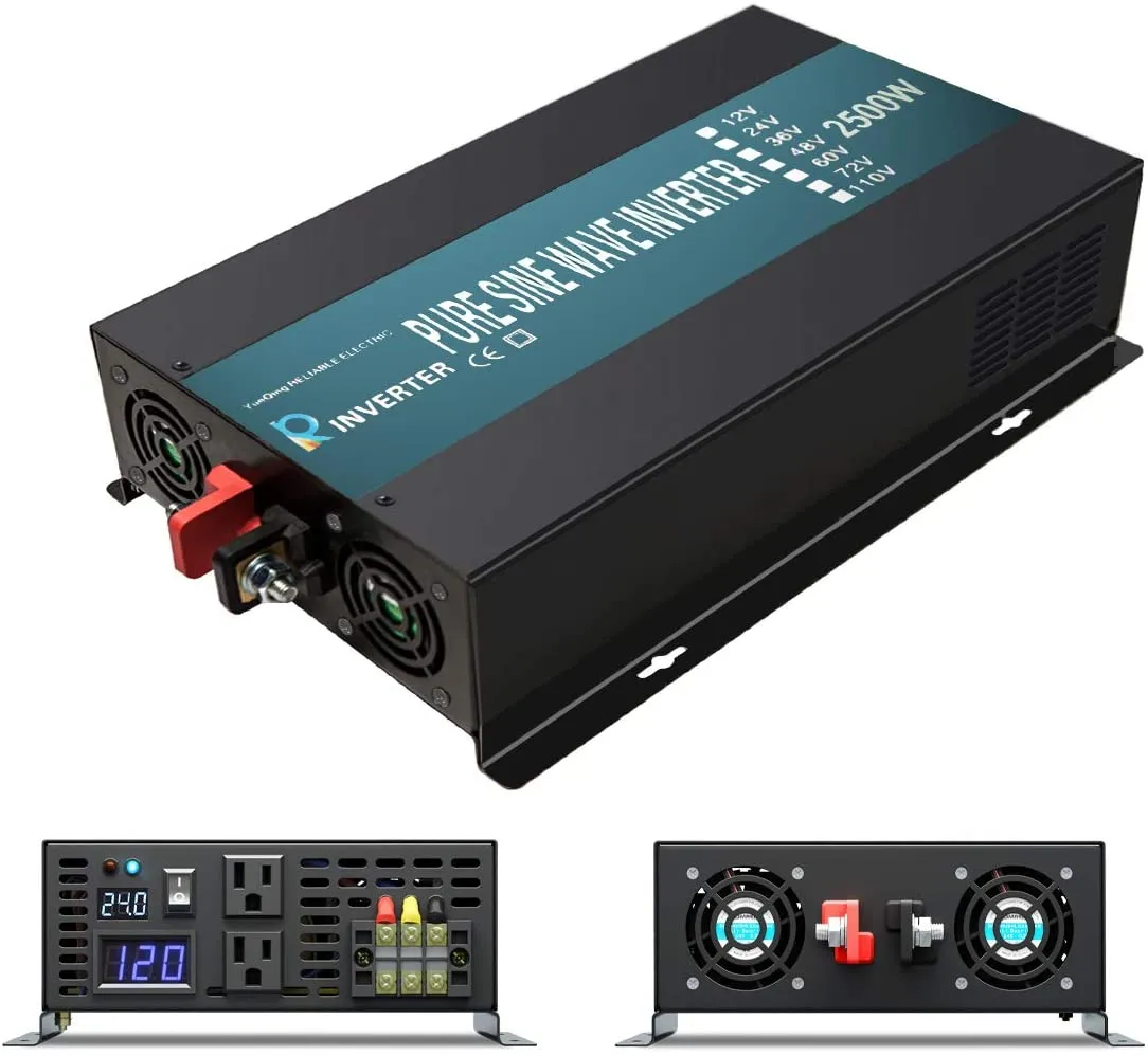 DHgate.com:2500W Pure Sine Wave Inverter - 5000W Peak Power - Versatile ...